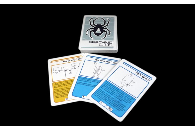 Circuit Patterns Trading Cards - full deck from arachnidlabs on Tindie