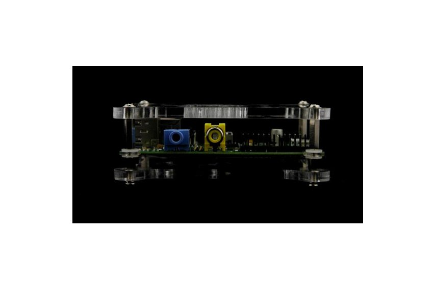 Raspberry Pi Open Clear Case Kit - Wall Mountable from RaspberryPiCafe on Tindie