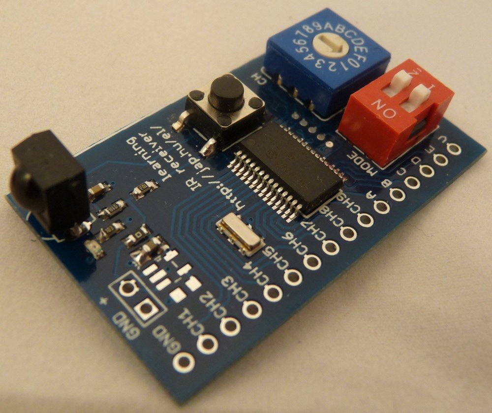Learning infrared remote control receiver from jap on Tindie Learning infrared remote control receiver from jap on Tindie