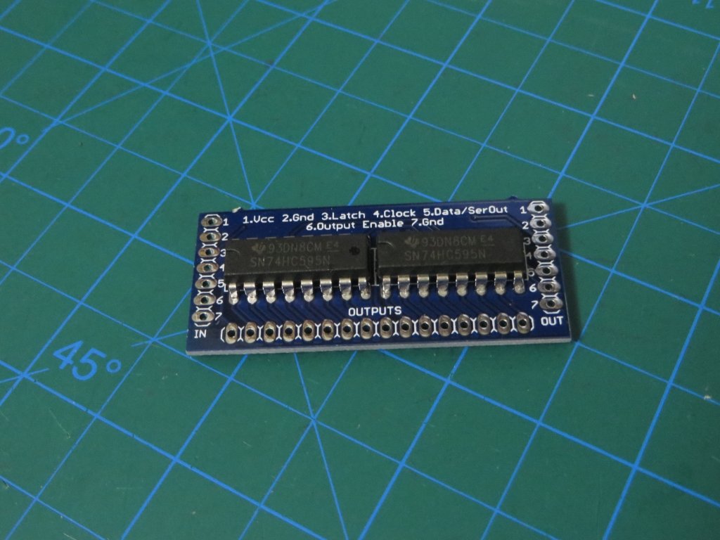 74hc595 Shift Register Board From Mwhelectronics On Tindie