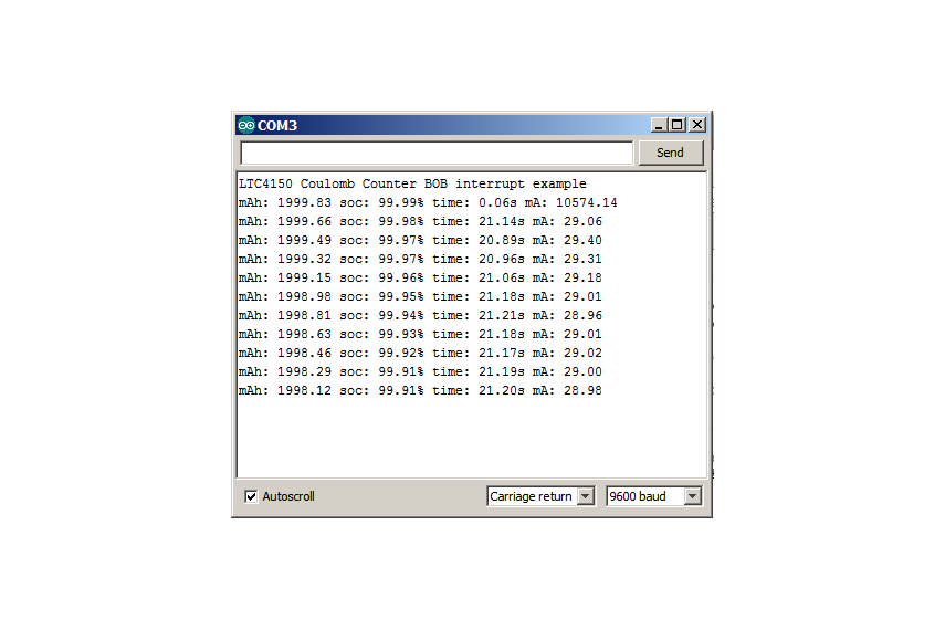 Battery Fuel gauge meter Coulomb Counter arduino from Power_Modules on ...