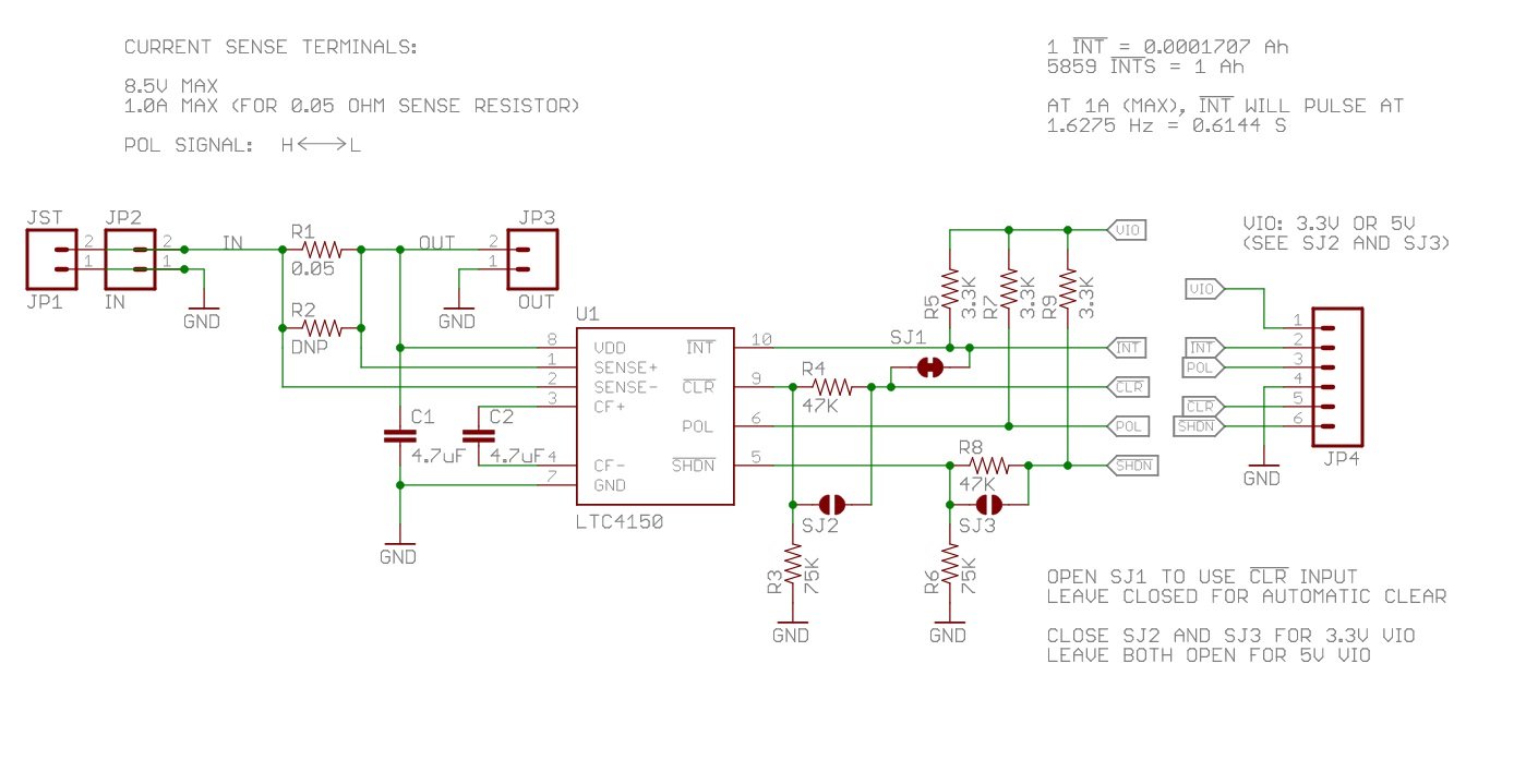 Battery Fuel gauge meter Coulomb Counter arduino from Power_Modules on ...