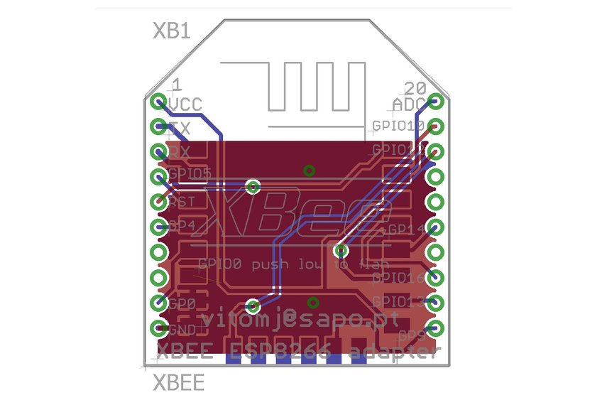 XBEE ESP8266 adapter PCB - arduino xbee boards from Power_Modules on Tindie