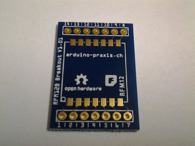 RFM12B Breakout Board from arduinopraxis on Tindie