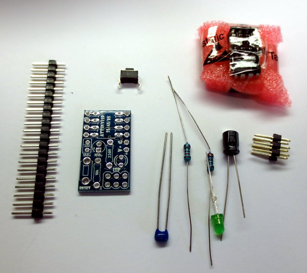 ATtiny85 ISP Breakout KIT- Includes ATtiny85-20PU from rullywow on Tindie