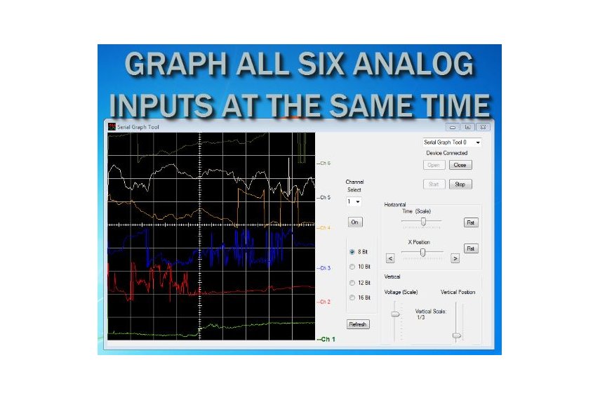 Arduino Serial Graph Tool from Earth_People_Technology on Tindie