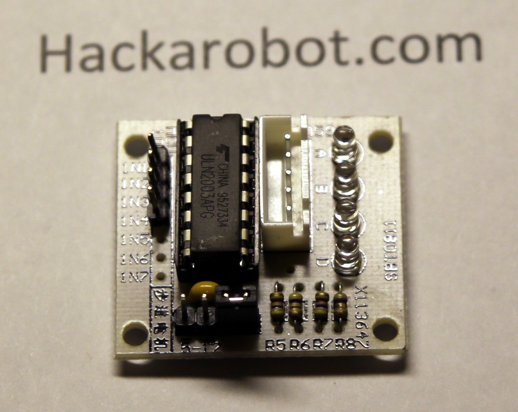 5V DC stepper motor with driver circuit from HackARobot on Tindie 5V DC stepper motor with driver circuit from HackARobot on Tindie