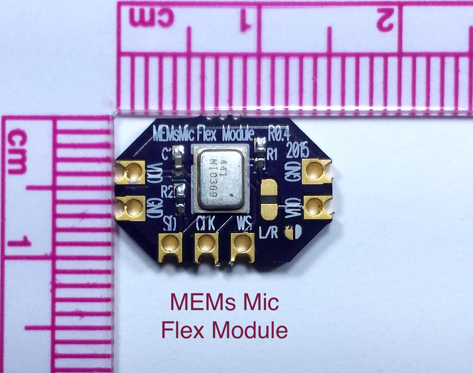 MEMS Microphone Flex Module from Fyberlabs on Tindie