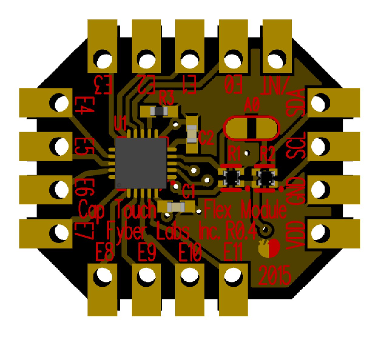 Cap Touch Flex Module from Fyberlabs on Tindie