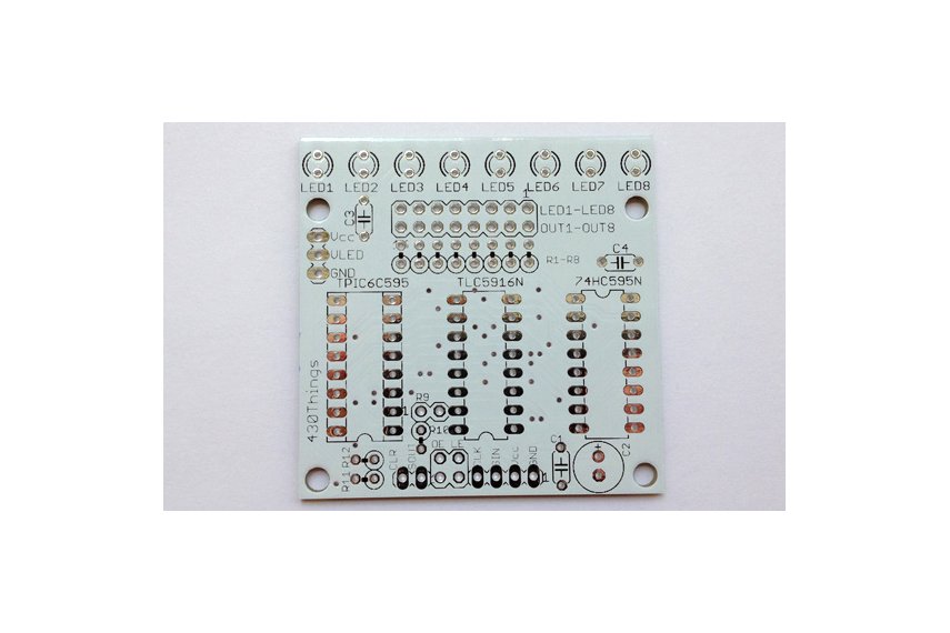 Shift register experimenter's board (PCB) from RobG on Tindie
