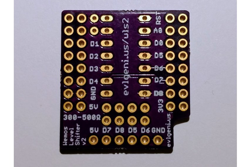 Wemos D1 Mini Esp8266 Level Shifter Mini Shield From Jasoncoon On Tindie