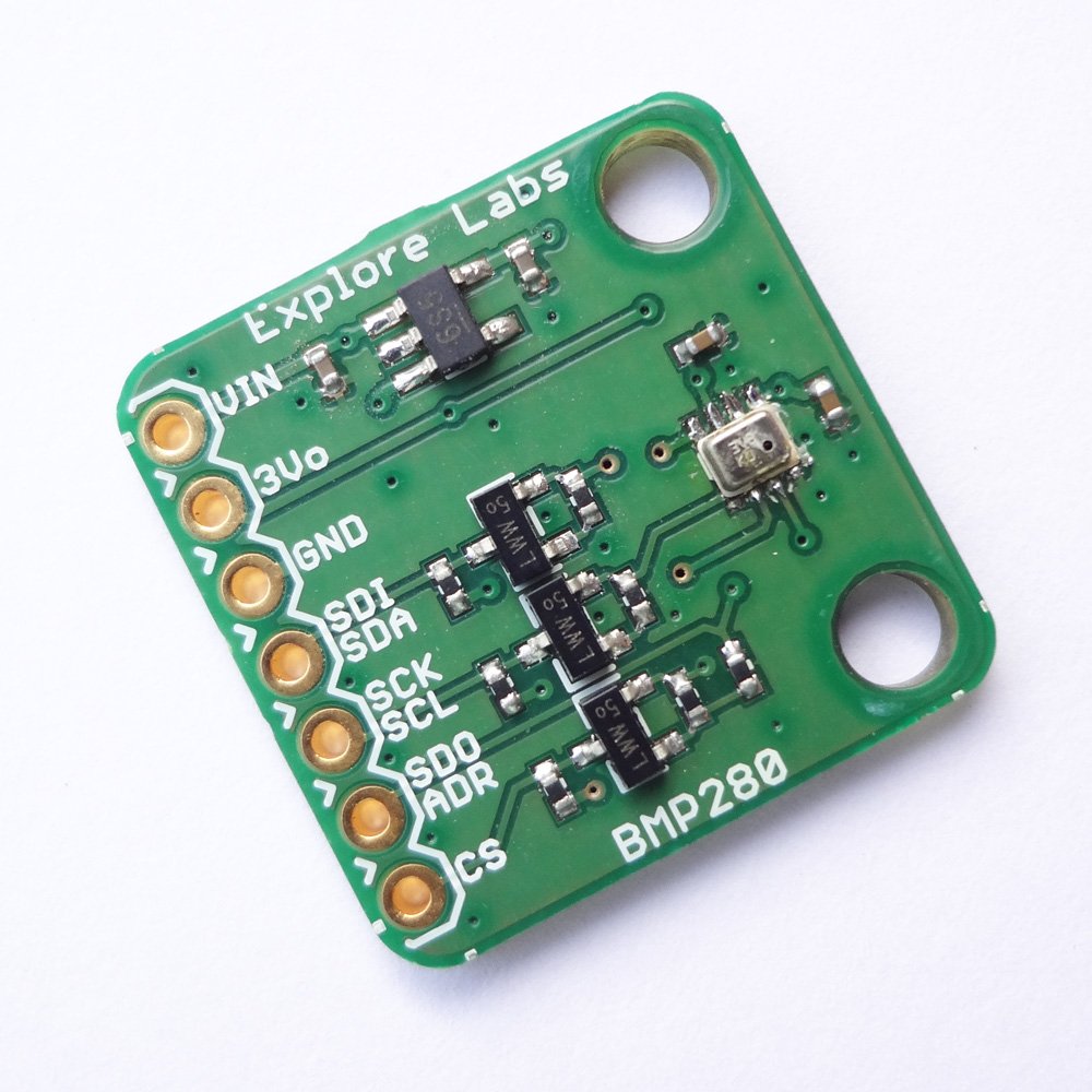 BMP280 Pressure & Altitude Sensor 5V Ready Board from explorelabs on Tindie