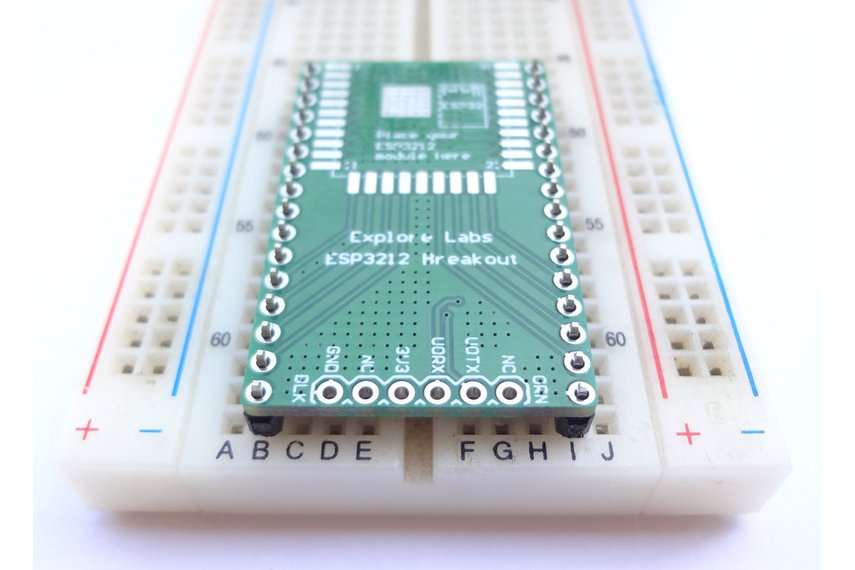 ESP3212 Breadboard Friendly Breakout Board from explorelabs on Tindie