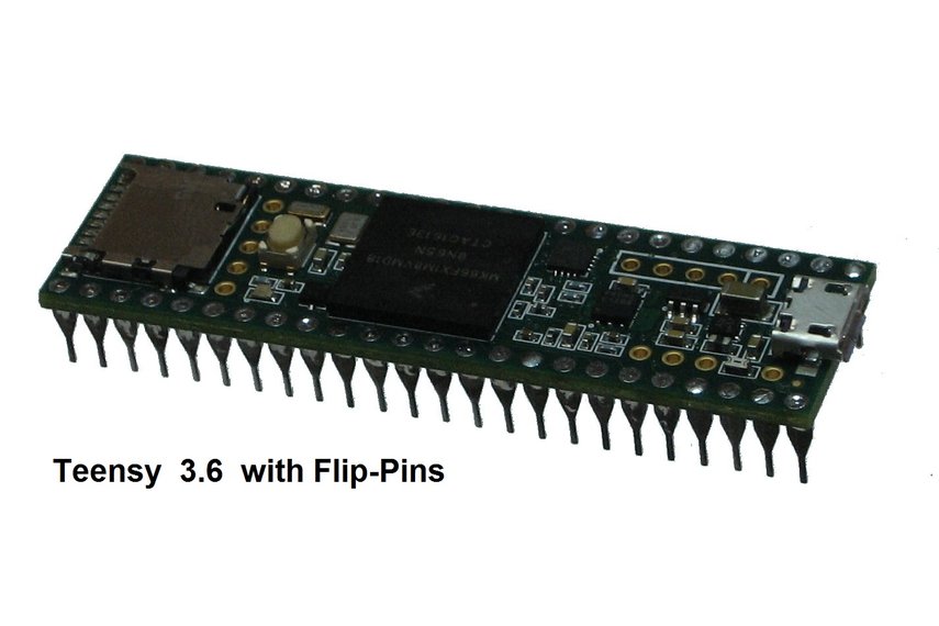 Flip-Pins for Teensy 3.5 or 3.6 (4 sets) from OSHChip on Tindie