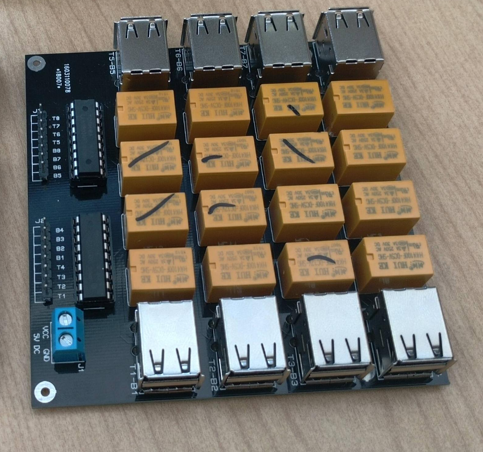 5V USB HUB Switched PDU 16 Port from NSBoA on Tindie