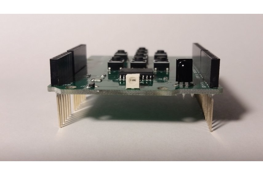 Infrared Remote Control Shield for Arduino from AllAboutEE on Tindie