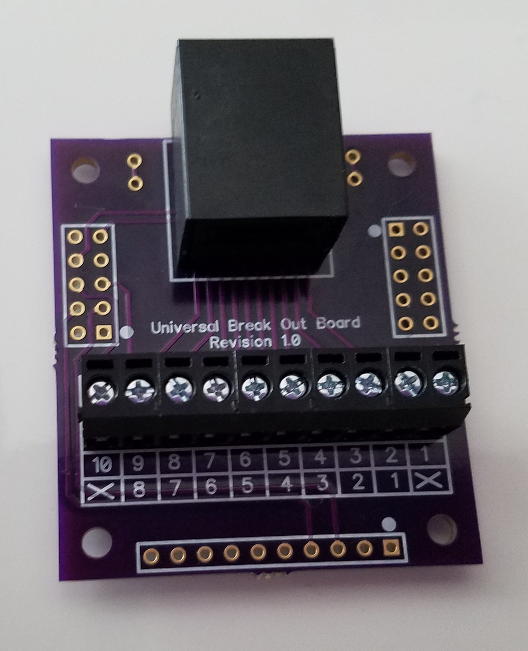 PiRyte Universal RJ45/Rj50 Breakout Board - UBOB from tomtibbetts on Tindie