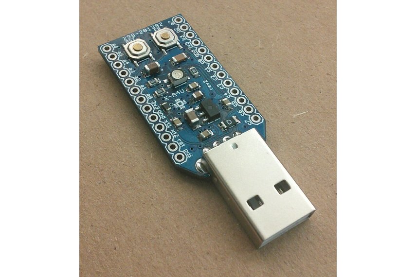 X-A4U: a programmable USB stick (PCB only) from 42_red_herrings on Tindie