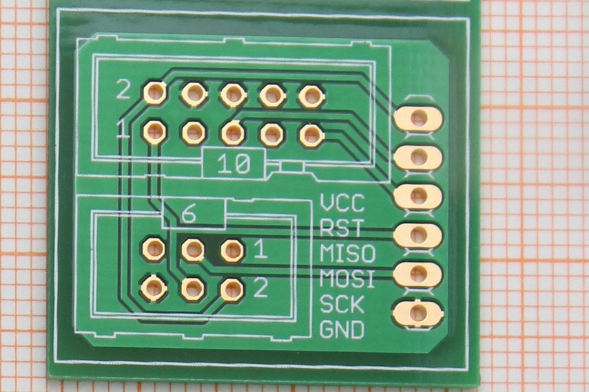Atmel ISP Adapter 6pin/10pin/breadboard from sheepelectric on Tindie