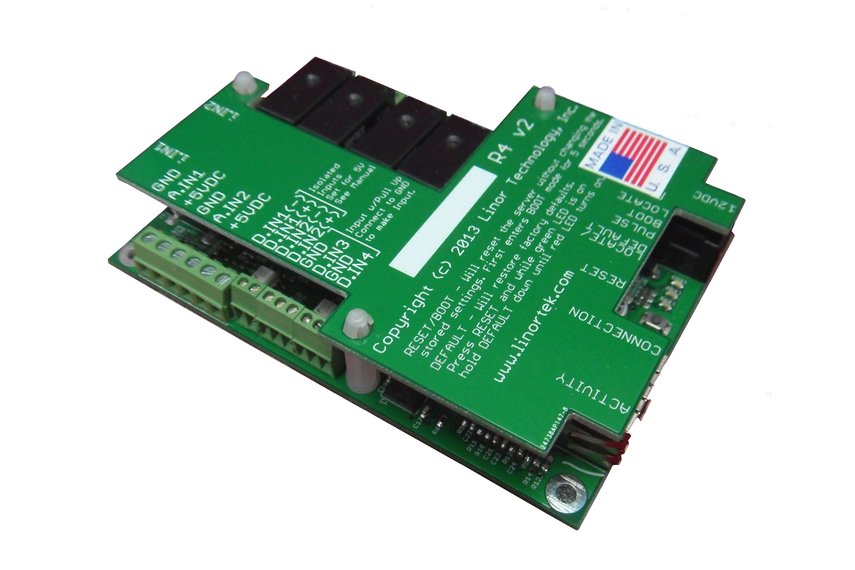 FARGO G2R4ADI TCP/IP Web Relay Ethernet I/O POE from Linortek on Tindie