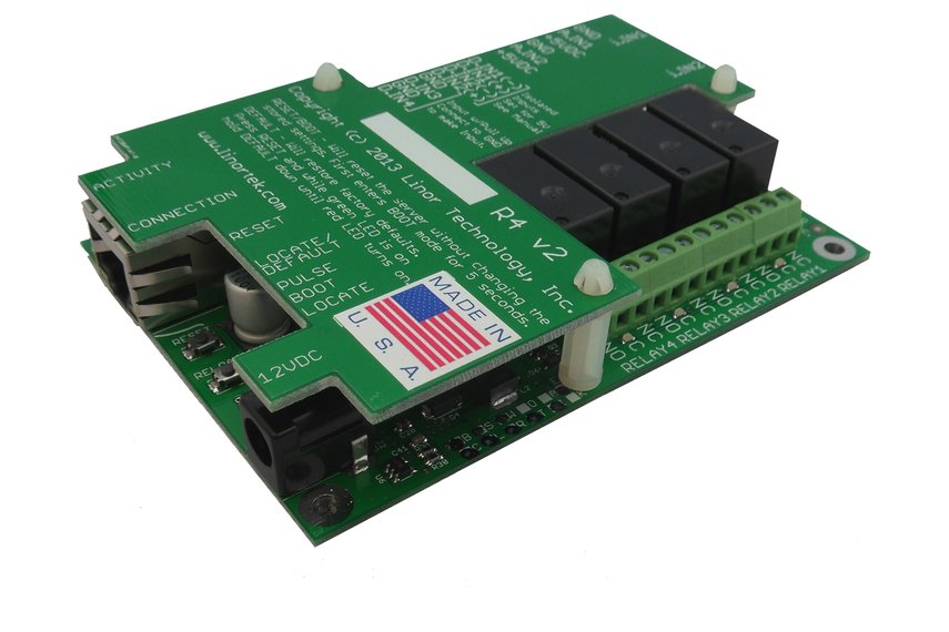 FARGO G2R4DI TCP/IP Web Relay Ethernet I/O POE from Linortek on Tindie