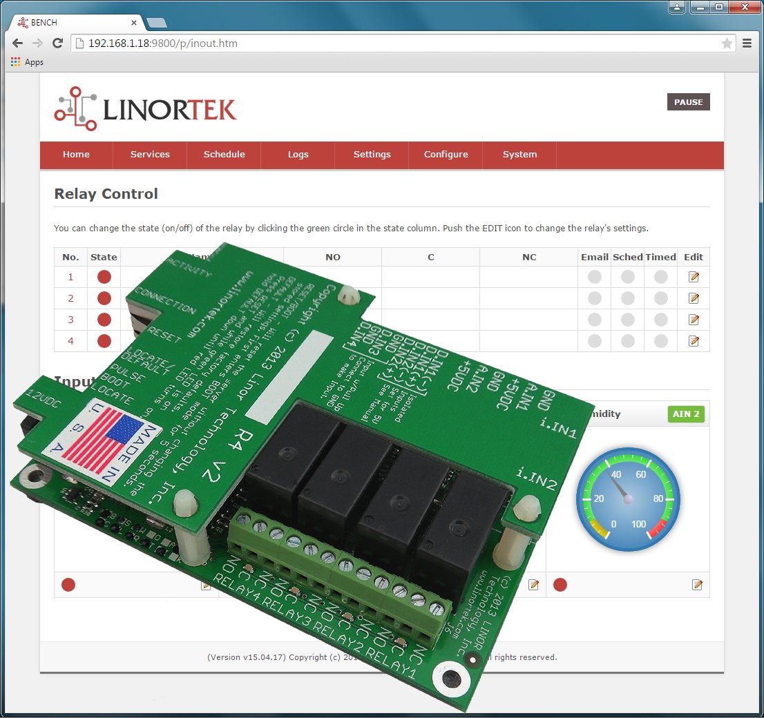 FARGO G2R4DI TCP/IP Web Relay Ethernet I/O POE from Linortek on Tindie