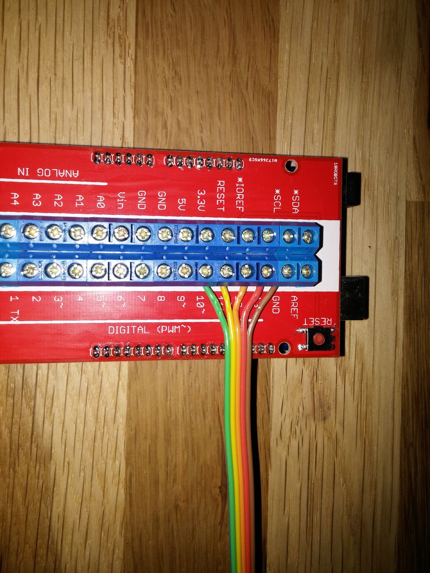 Screw Terminal Shield For Arduino From 18robots On Tindie