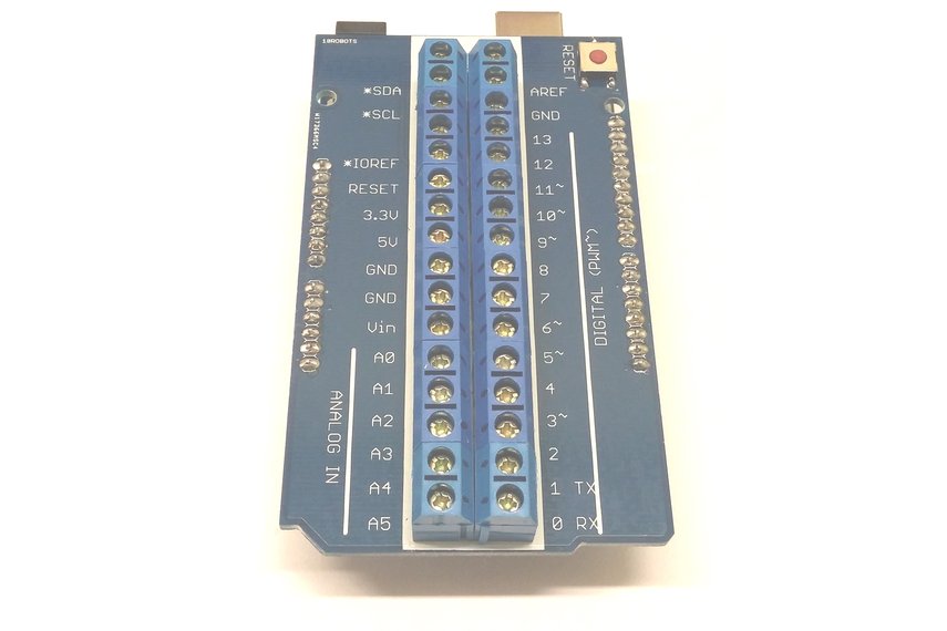 Screw Terminal Shield For Arduino From 18robots On Tindie