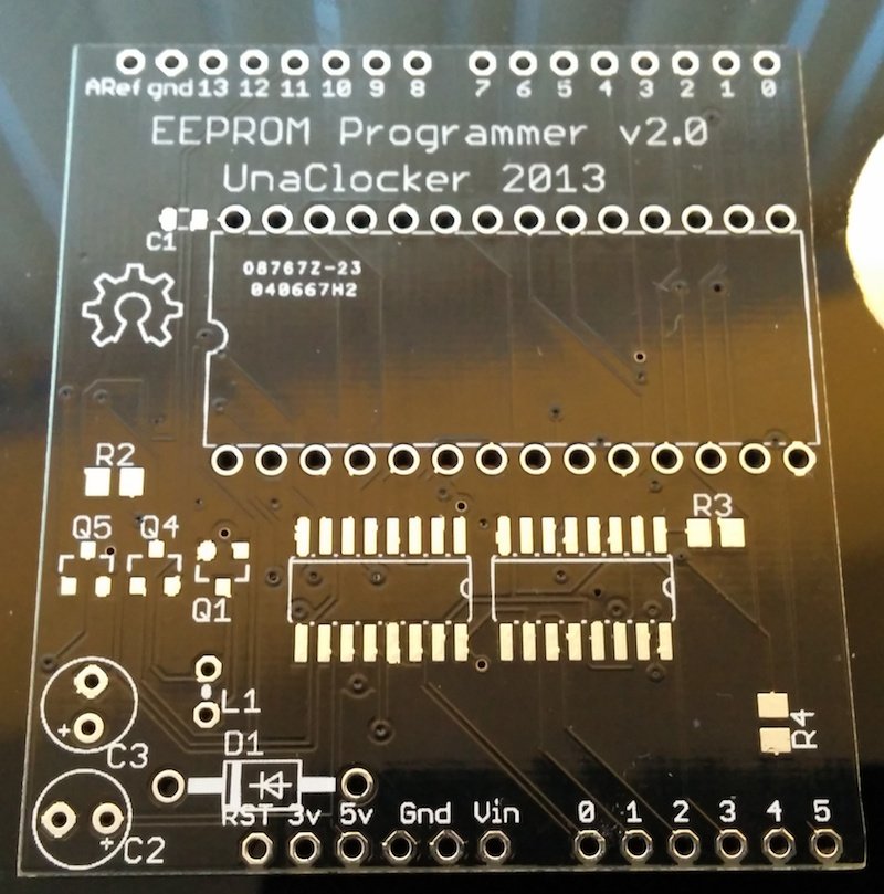 Eeprom Programmer Shield V2 For Arduino From Unaclocker On Tindie