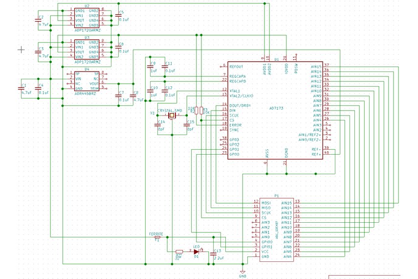 AD7173 24bit ADC from silbo on Tindie