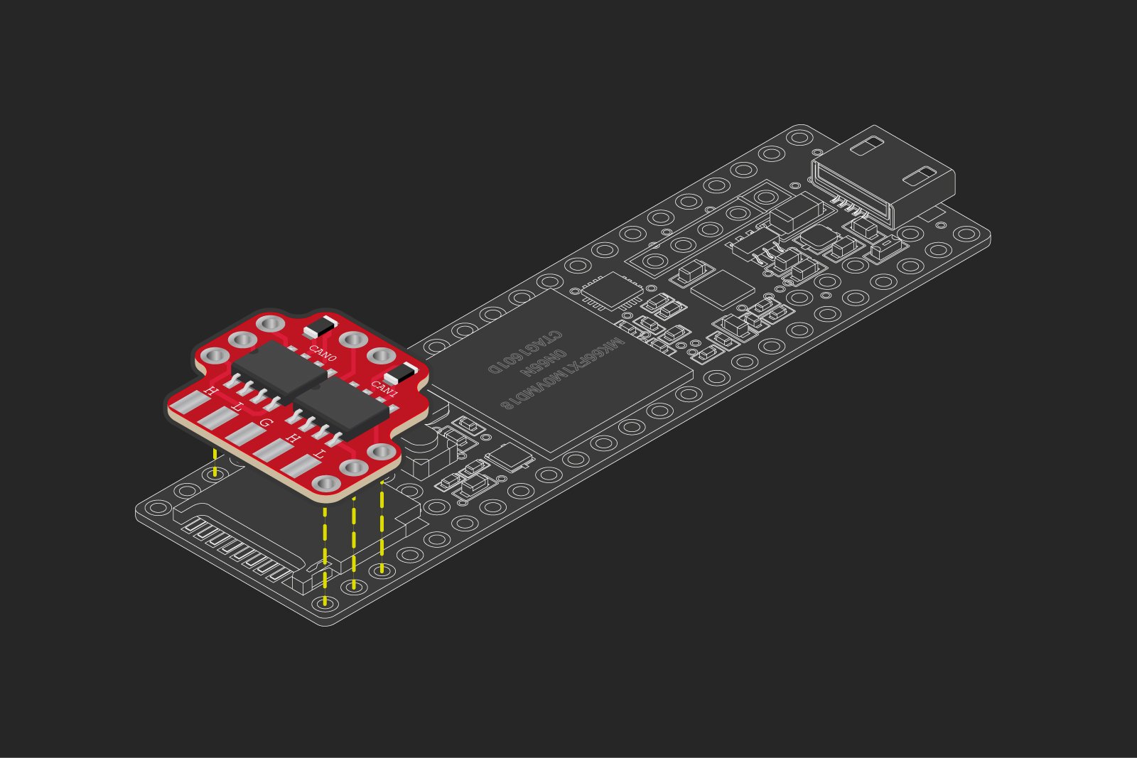 Dual CAN-Bus adapter for Teensy 3.5, 3.6 from Fusion on Tindie