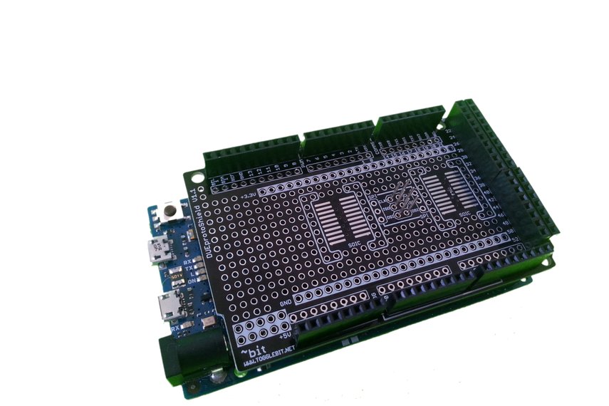 Arduino DUE ProtoShield from dkasamis on Tindie