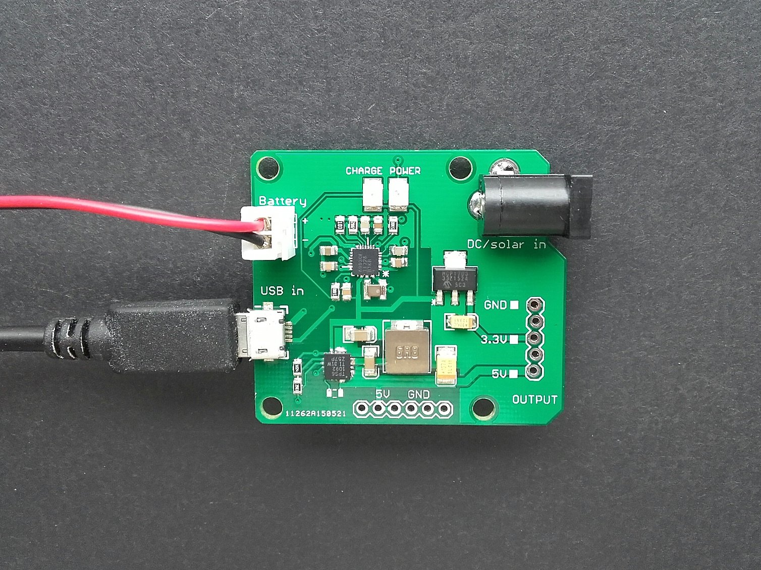 LiPO charger / buck-boost converter 5V 3.3V output from ceech on Tindie