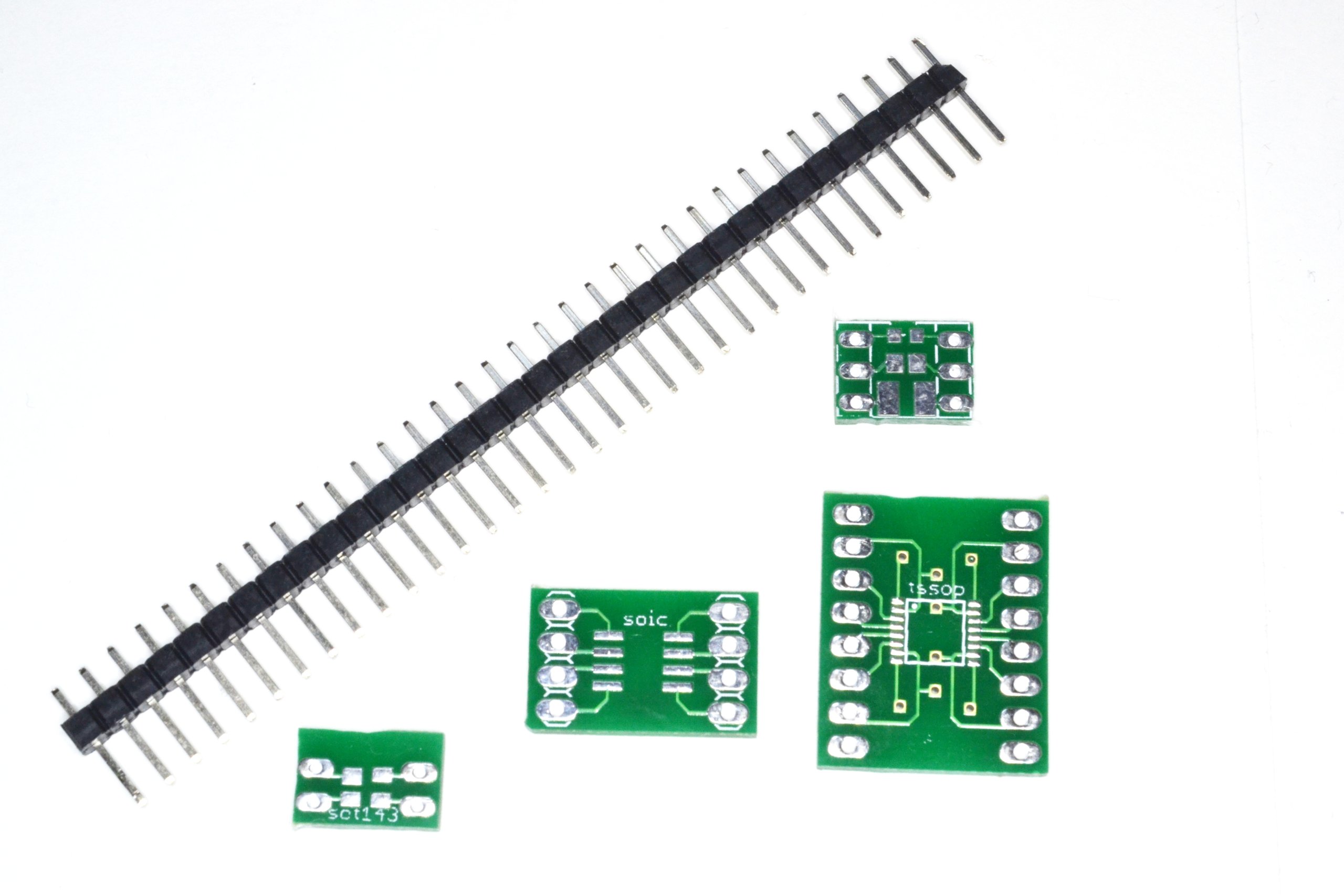 4 PCB breakout board set from matematik on Tindie