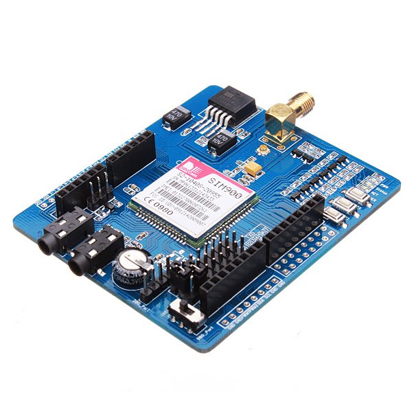 GSM/GPRS SIM900 Module ICOMSAT Expansion Board With Antenna Cable from ...