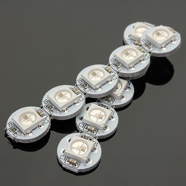 50Pcs DC 5V 3MM x 10MM WS2812B SMD LED Board Built from mmm999 on Tindie