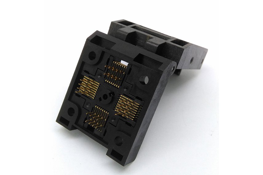 TQFP32 Clamshell ZIF Socket from Hanscorp2014 on Tindie