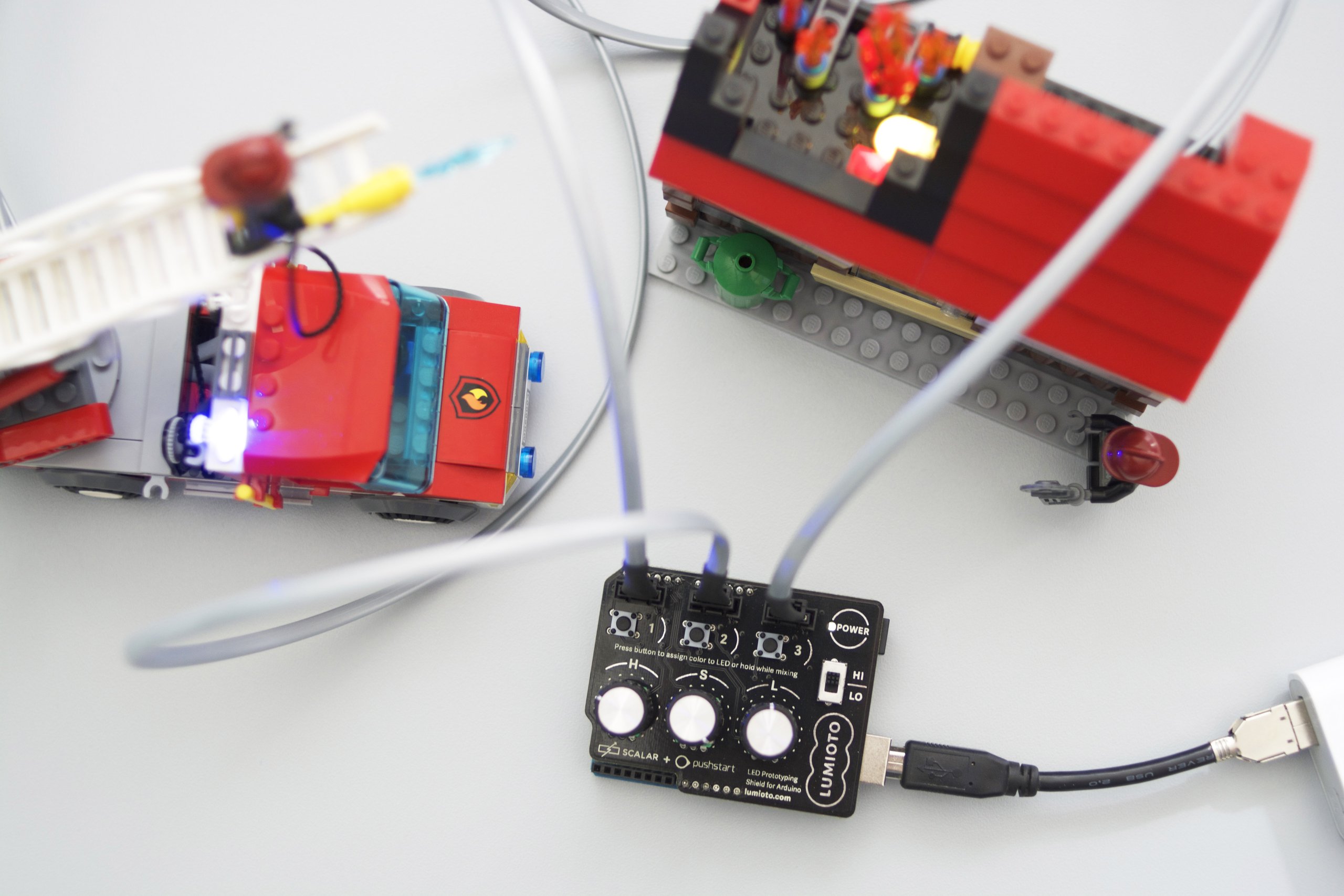 Lumioto - LED Prototyping Shield for Arduino from SCALARElectric on Tindie