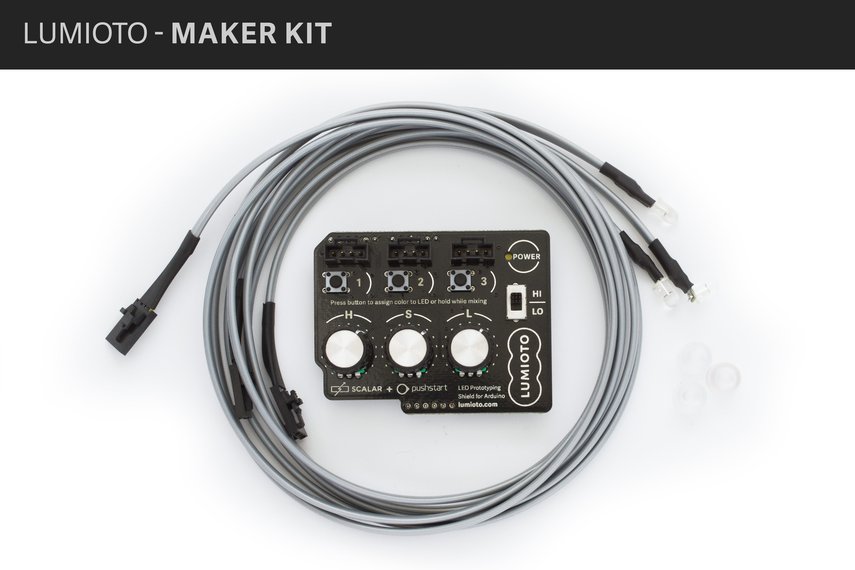 Lumioto - LED Prototyping Shield for Arduino from SCALARElectric on Tindie