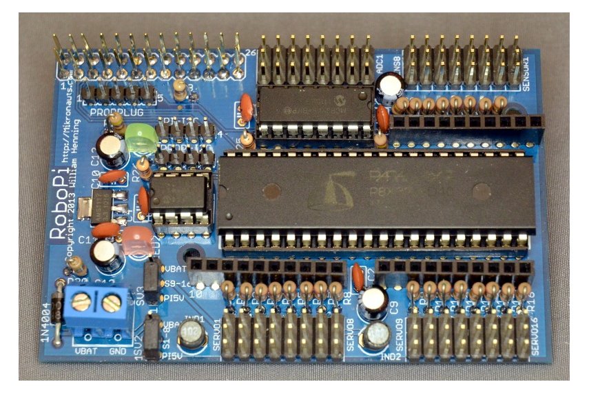 RoboPi Advanced Robot Controller KIT Raspberry Pi from mikronauts on Tindie