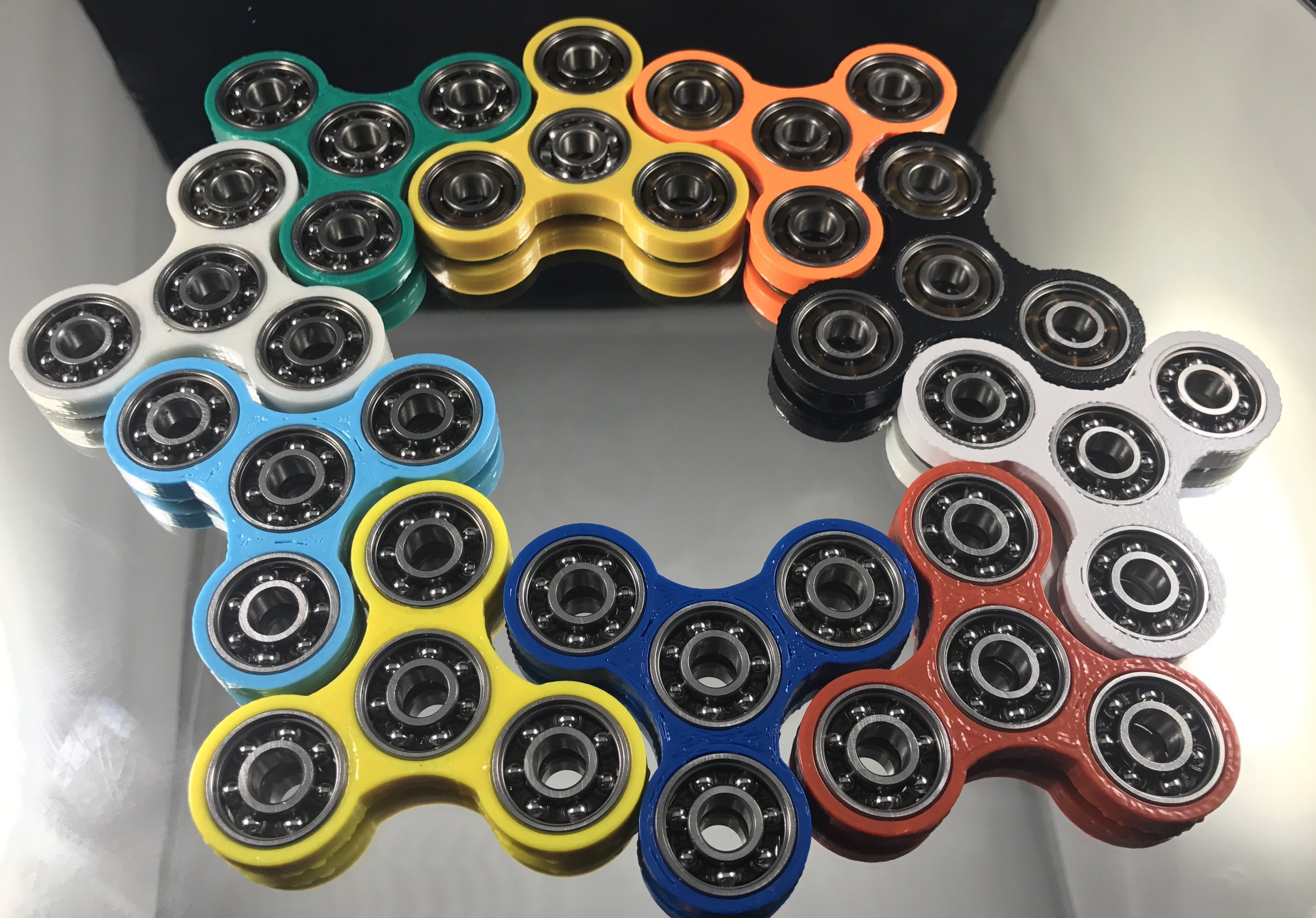 EDC Tri Fidget Spinner from 3rdaxisprinting on Tindie