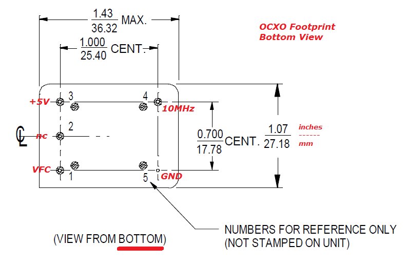 10MHz OCXO Frequency Standard Module or Kit from AnalysIR on Tindie