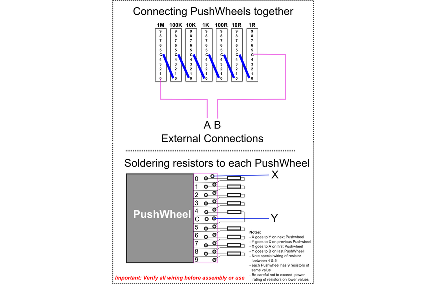Resistance Decade Substitution Box Kit from AnalysIR on Tindie
