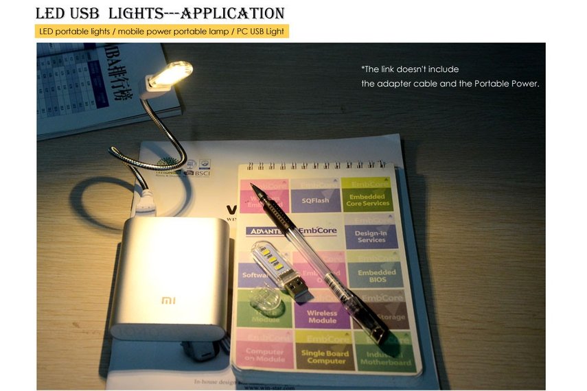 Mini USB Powered Light - 3 x White LEDs (+options) from AnalysIR on Tindie