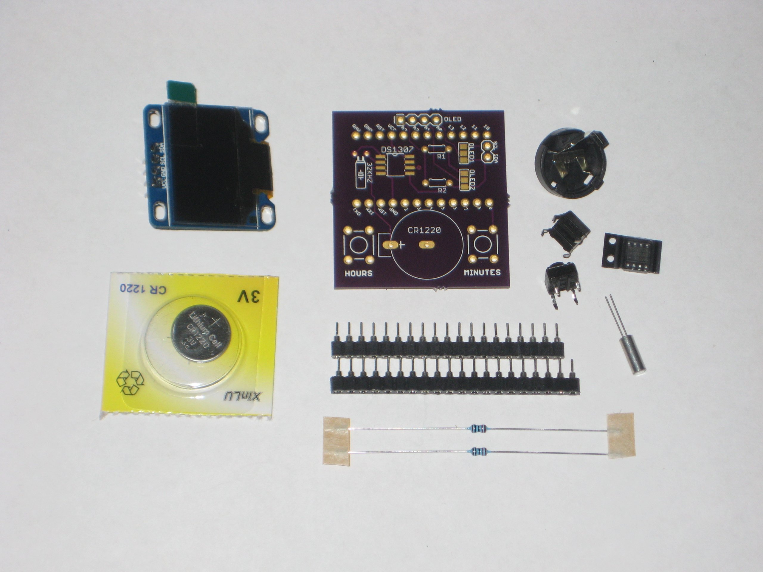 Oled Clock Shield Kit For Promini From Florinc On Tindie