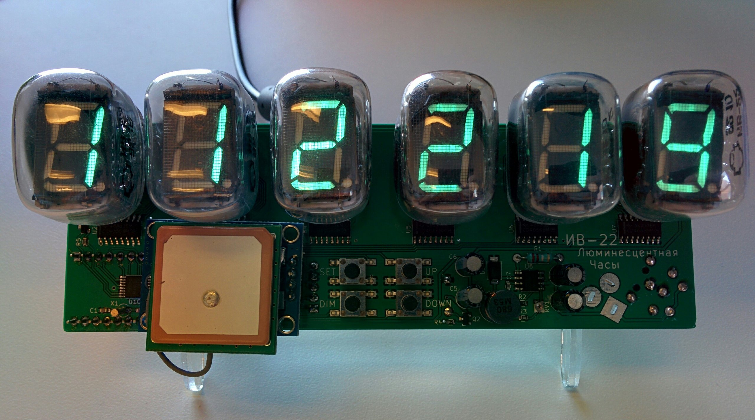 IV-22 VFD Clock Kit from arantius on Tindie