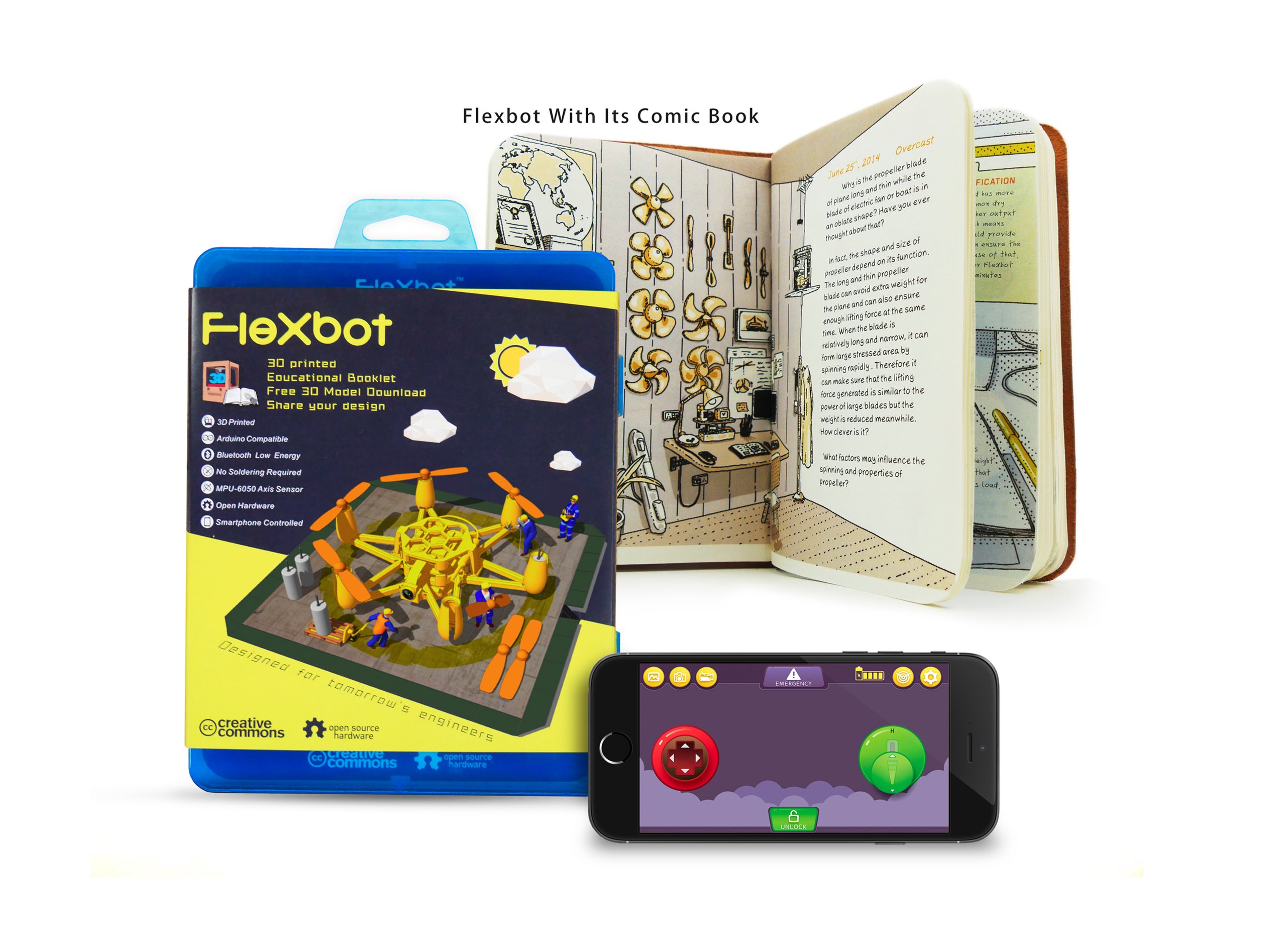 Flexbot Hexacopter Kit from FlexbotKit on Tindie