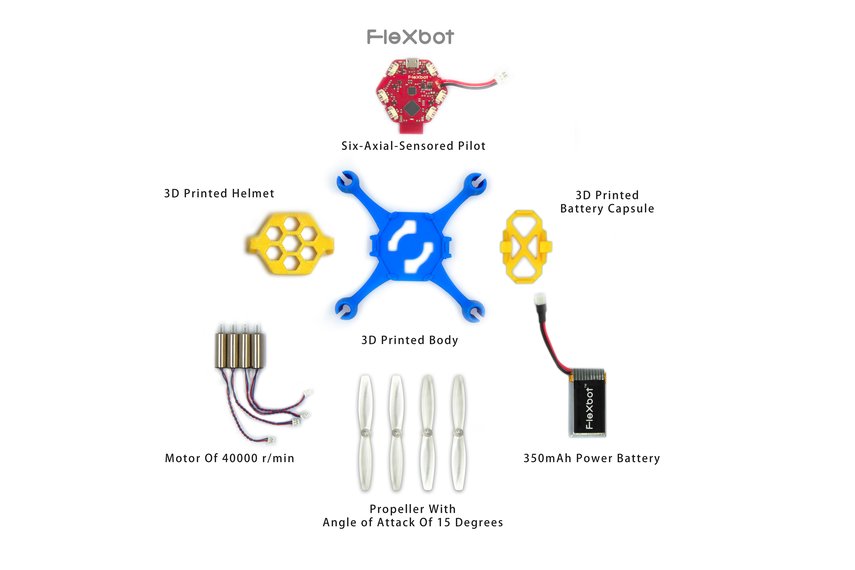 Flexbot Quadcopter Kit from FlexbotKit on Tindie