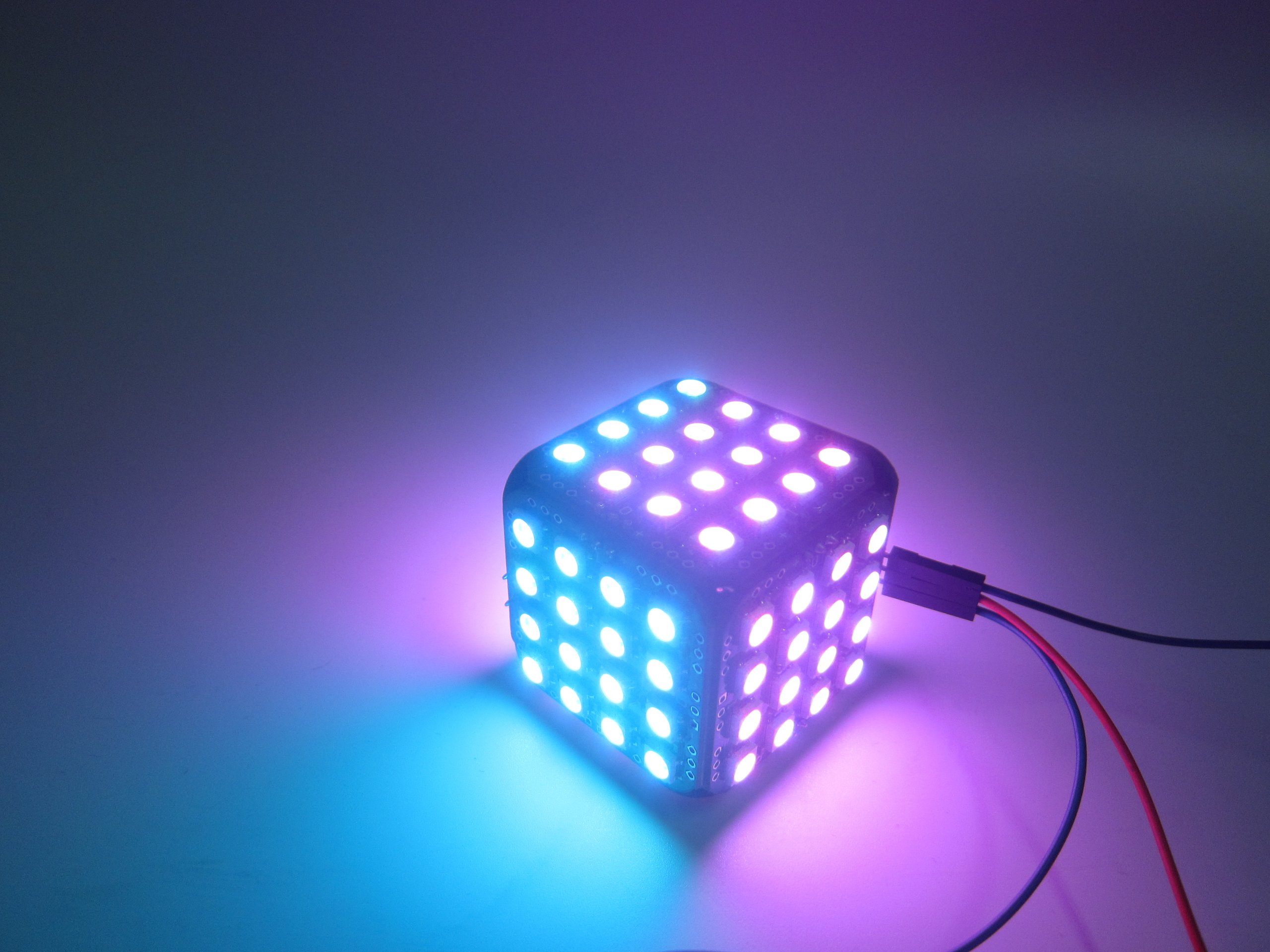 WS2812B LED Cube 96 for arduino colorful magic from alexchu on Tindie