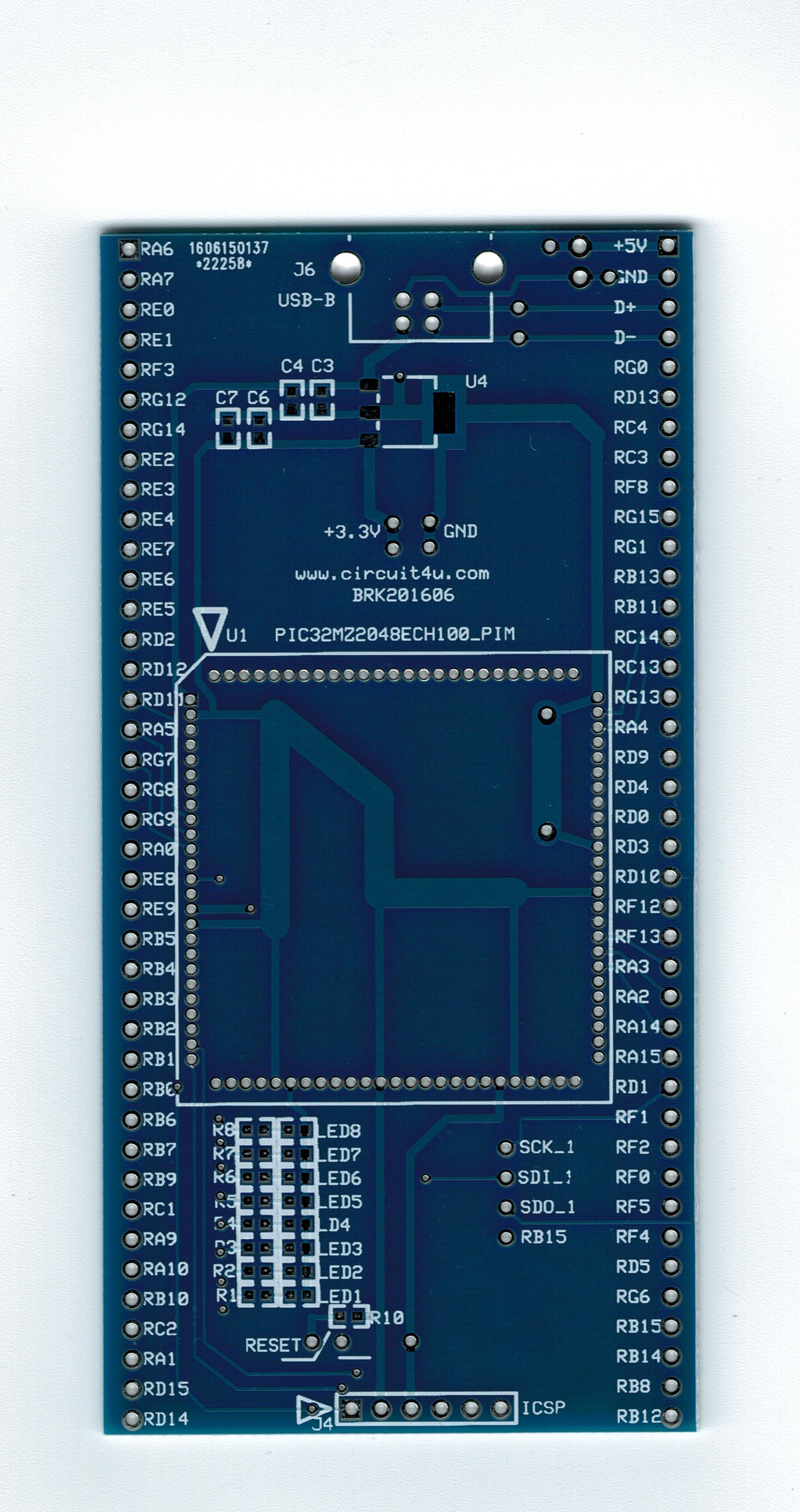 PIC32MZ PIM breakout board from circuit4u on Tindie
